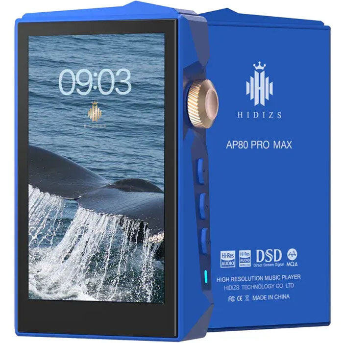 Музыкальный плеер Hidizs AP80 PRO MAX синий