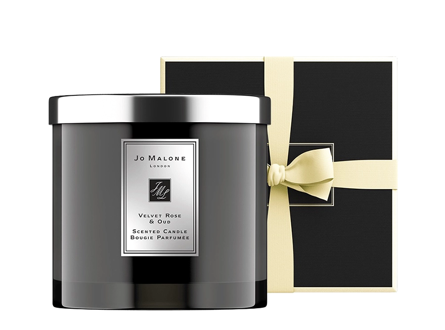 Свеча Джо Малон Вельвет Роза и Уд 600 гр парфюмированная - Velvet Rose and Oud для дома