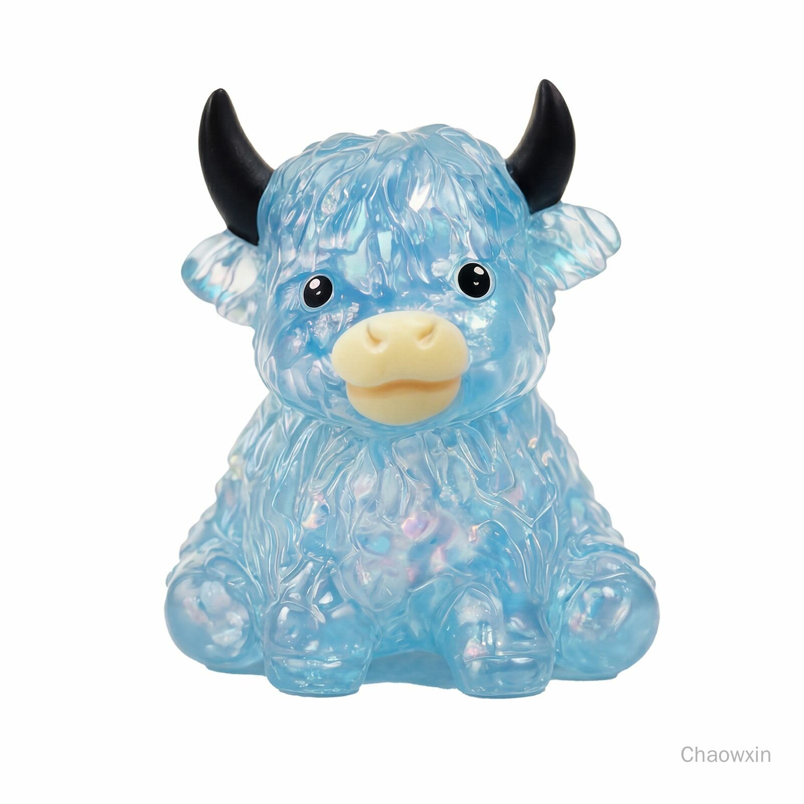 Блестящая игрушка-корова