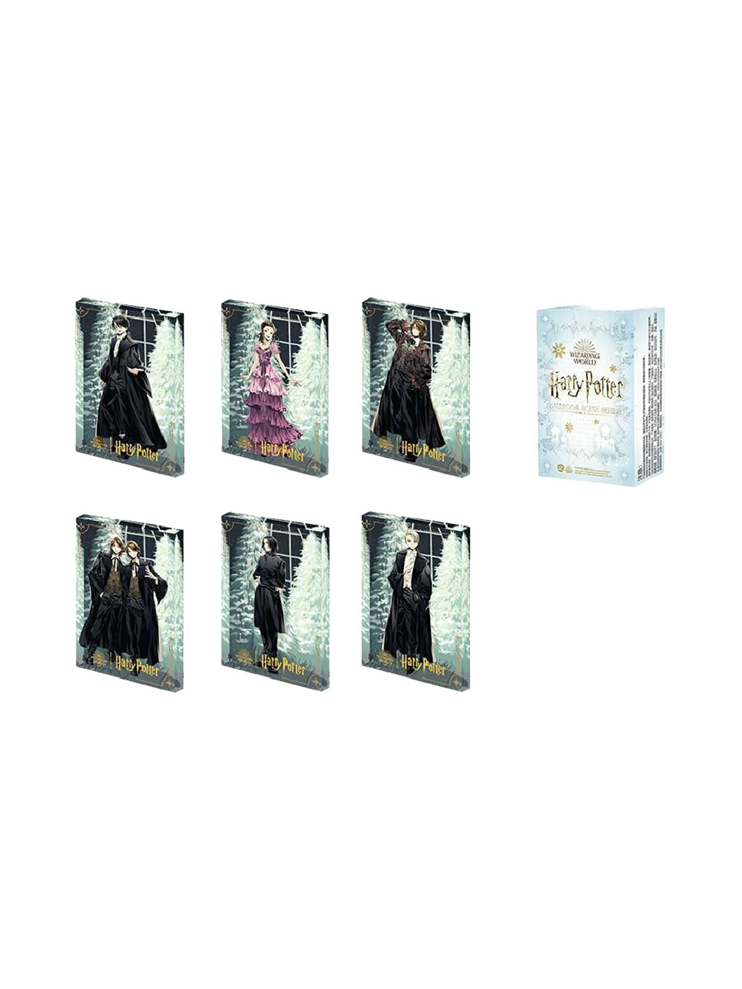 POP MART Harry Potter Ball Collection Flowing Sand Acrylic Blind Box Products Single Mystery Box/Full Box 6 Pcs NoSize