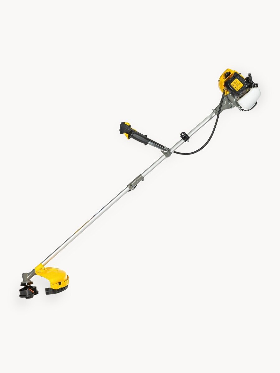 Триммер бензиновый для травы садовый CHAMPION Т523 1,9л. с, режущий элемент леска/нож / бензокоса / косилка для травы