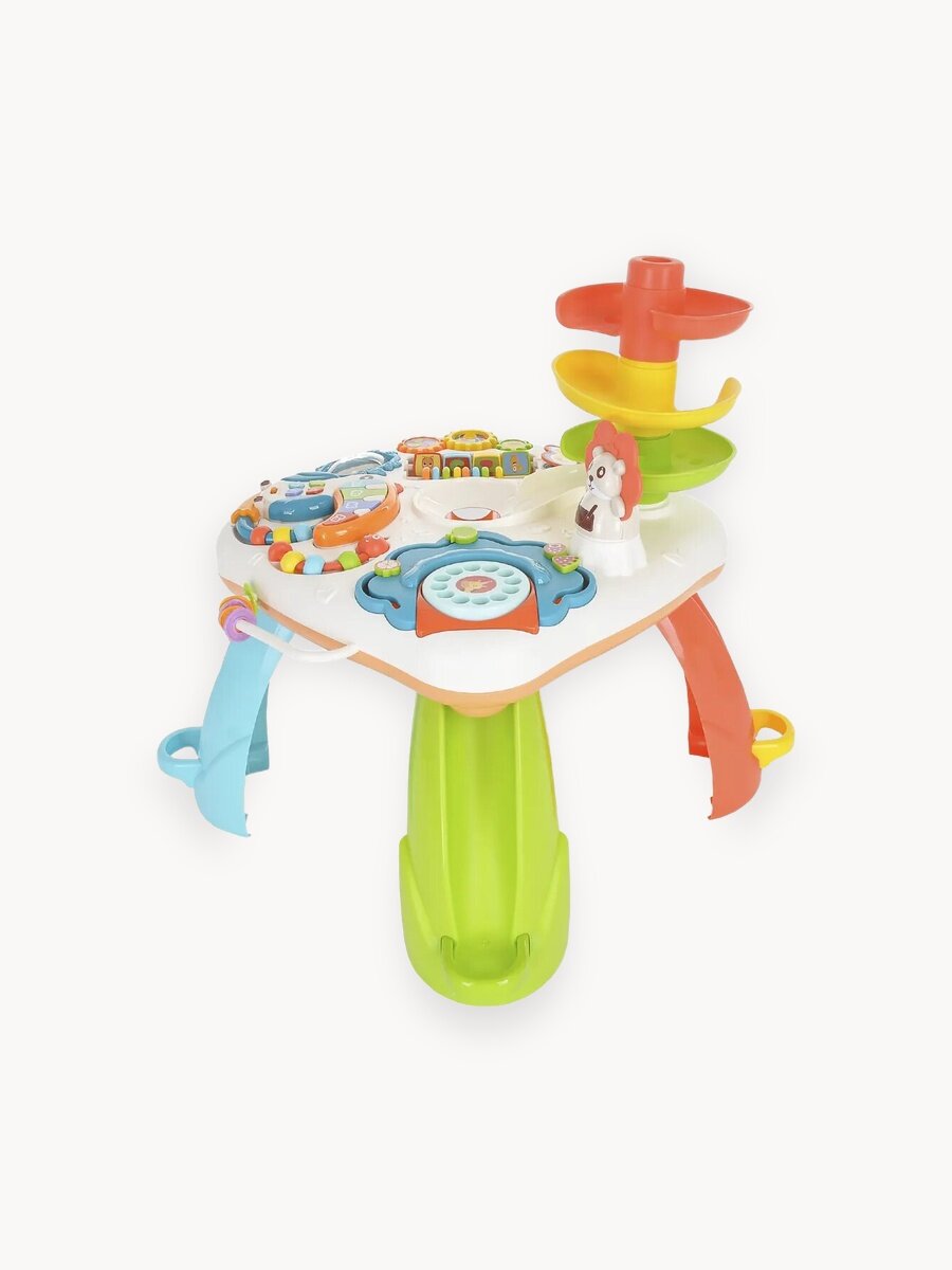 Игровой интерактивный развивающий бизиборд, детский музыкальный центр "Игровой стол" для малыша