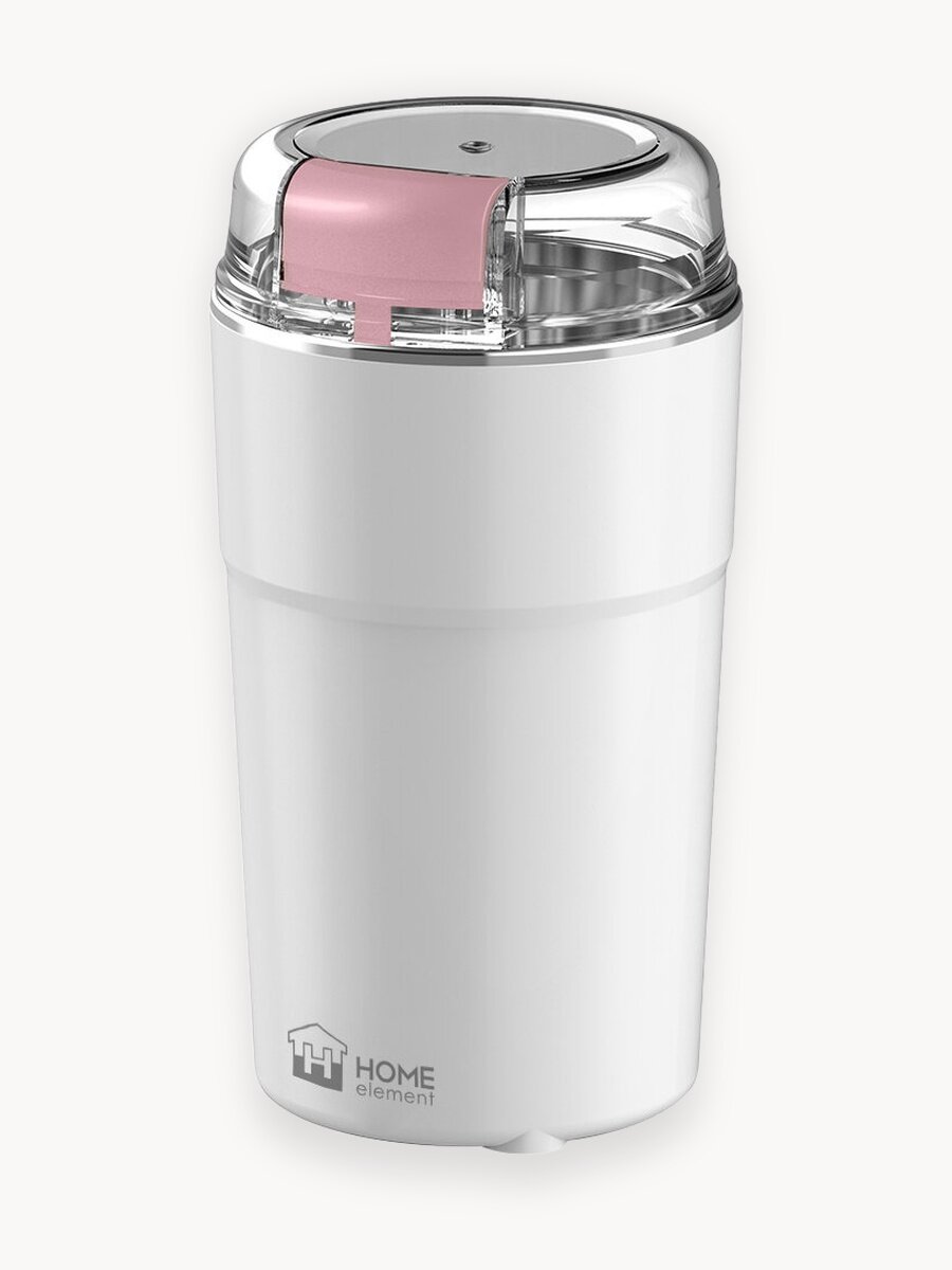 Кофемолка HOME ELEMENT HE-CG1300A белый/розовый