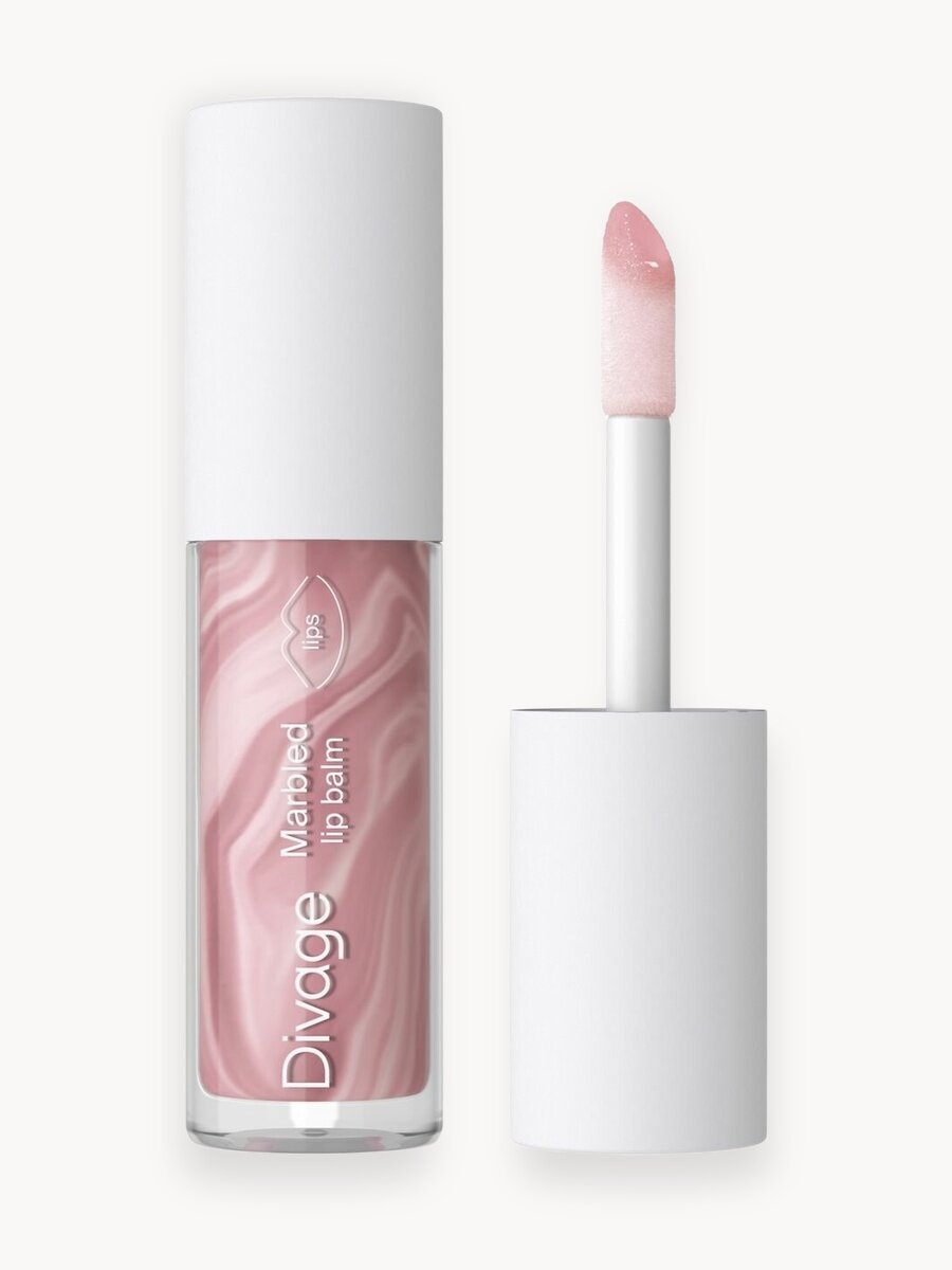 DIVAGE Бальзам для губ Marbled Lip Balm, 4 мл, 01