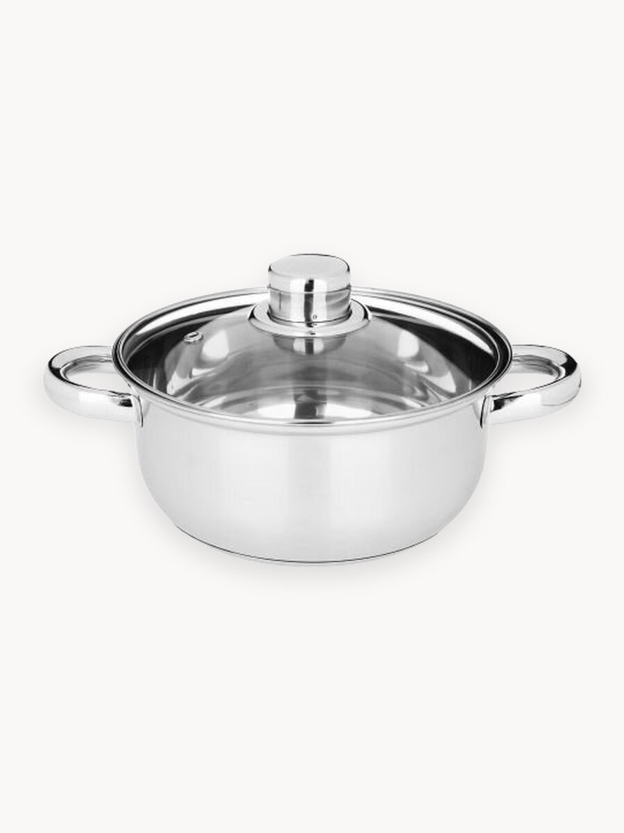 Кастрюля Noname Джерси с крышкой 1,7л, 18х9,0см (822-066)