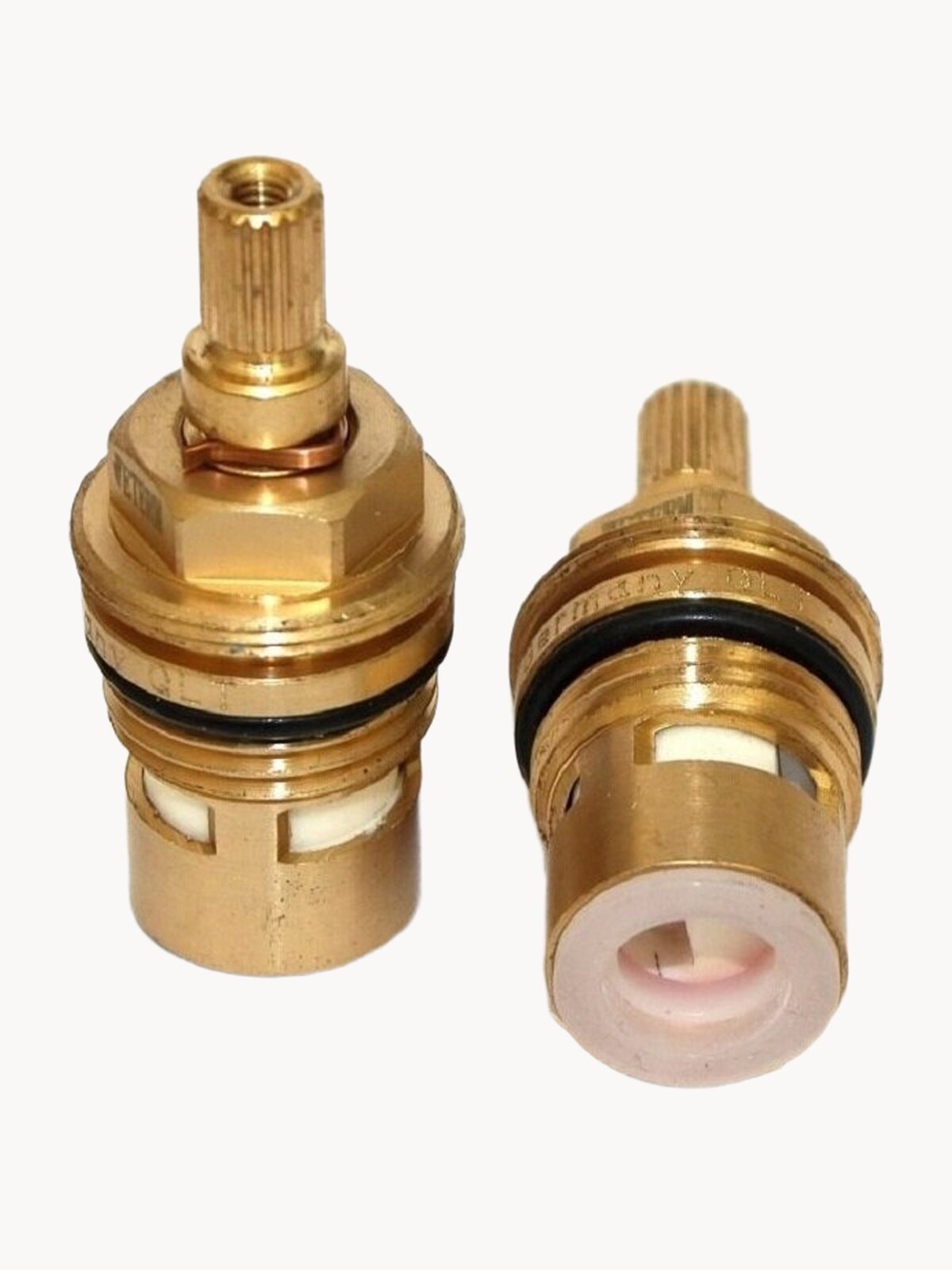 Кран-букса для смесителя керамическая 1.2 20 шлицов (2 штуки), для Vidima, Grohe, Frap, Ledeme и других