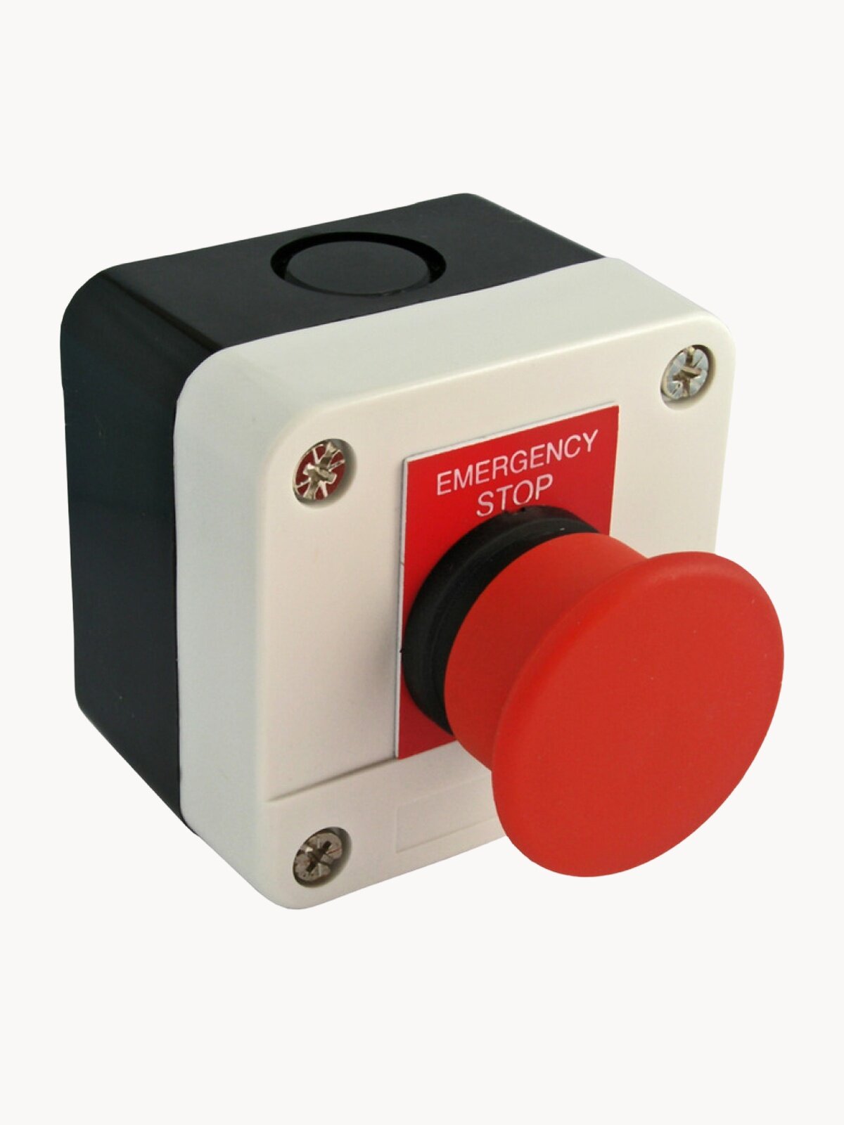 Аварийная кнопка стоп грибок без фиксации 380В 10А