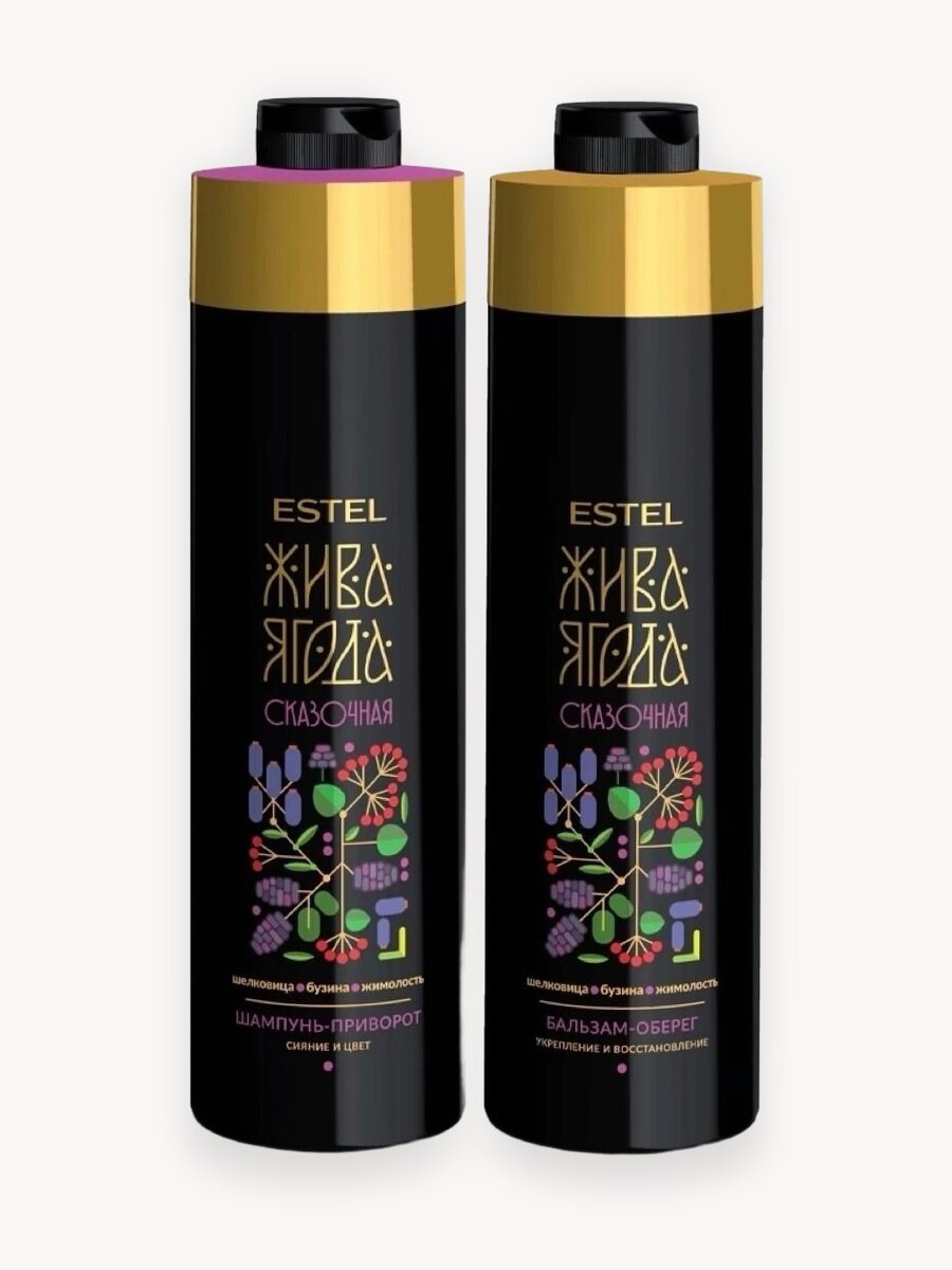 Estel Professional жива ягода сказочная (шампунь-приворот 1000 мл + бальзам-оберег 1000 мл)