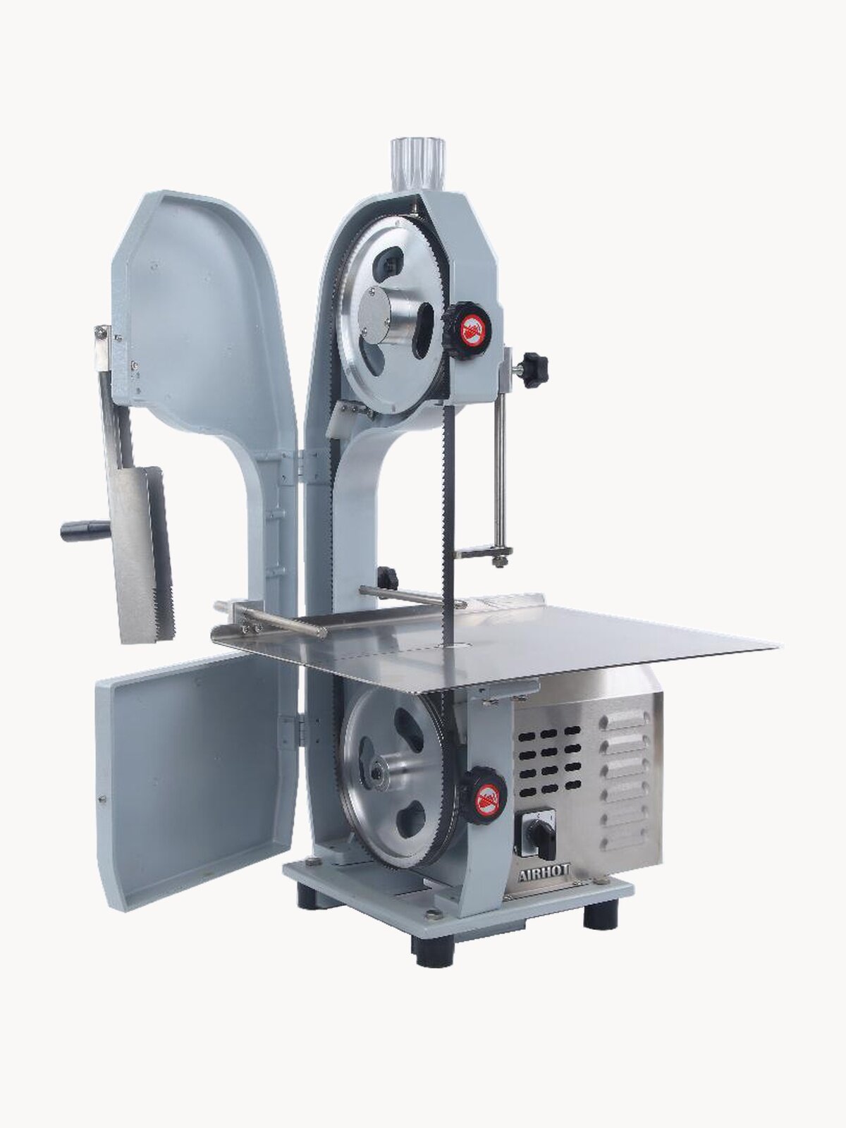 Пила для резки мяса AIRHOT HSL-1650E, ленточная пила для мяса, ломтерезка электрическая