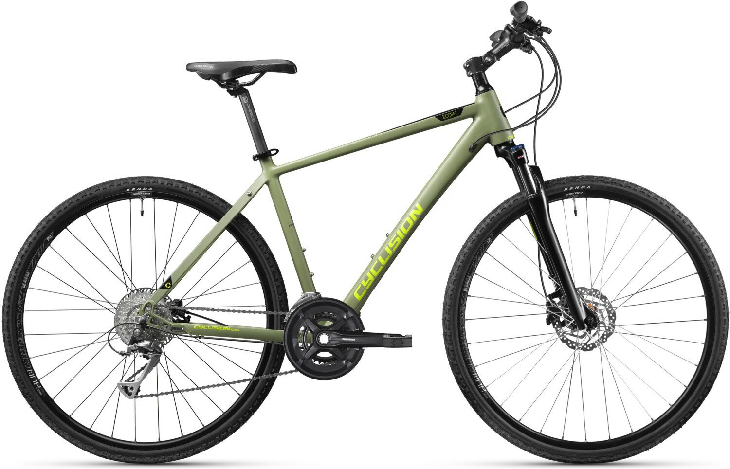 Велосипед городской Cyclision Zodin 2 Alivio, рама S/M, Зеленый