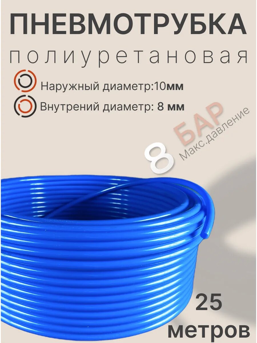 Полиуретановая трубка пневматическая