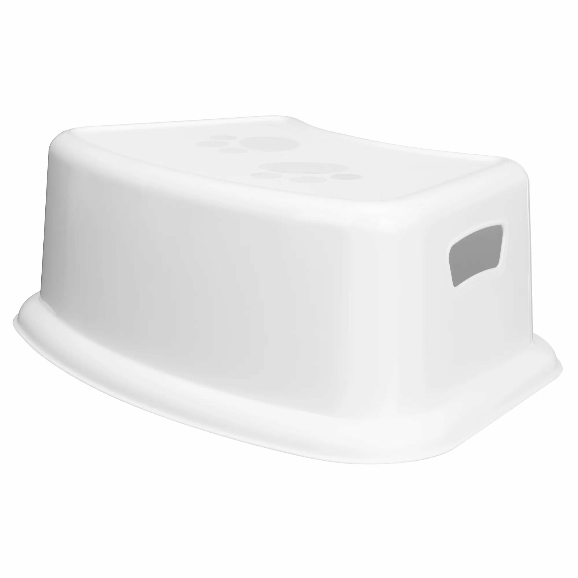 13671 Подставка для ног в ванную белого цвета прочная, компактная и удобная