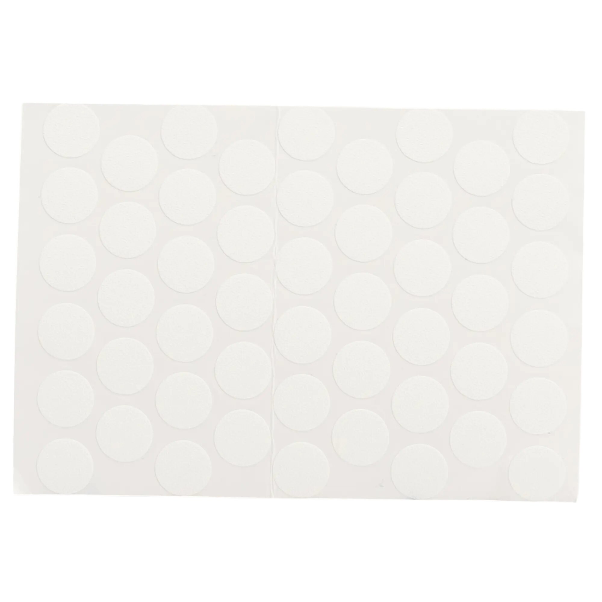 BRAND Заглушка самоклеящаяся Ø14 мм белый матовый цвет, комплект 50 шт, универсальная