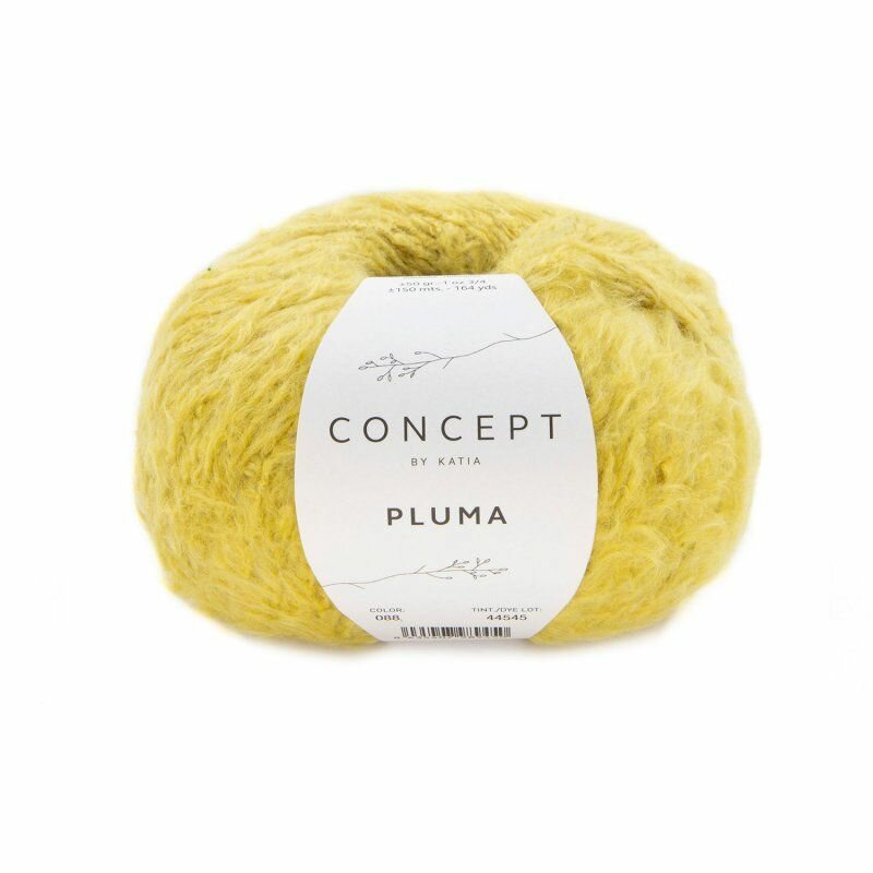 Пряжа для вязания Concept by Katia Pluma (88 Ochre) 3 мотка по 50 г/150 м