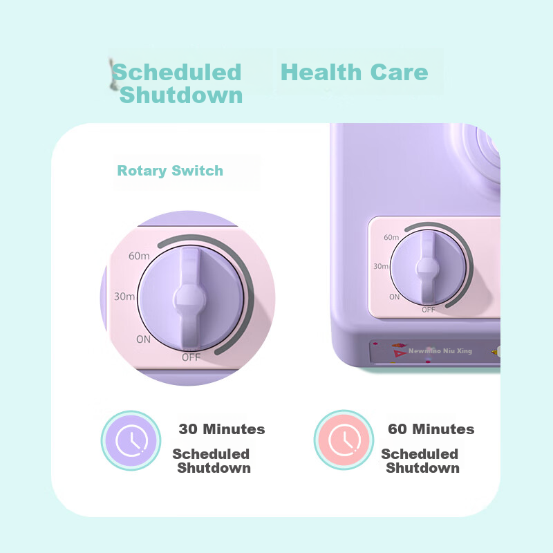 Newmine Desktop Fan Quiet Electric Fan USB Rechargeable Long Battery Life Tabletop Oscillating Fan Large Fan Blade High Wind Power Cooling Fan Office Student Dormitory Portable Mini Fan Cherry Blossom