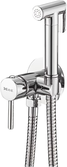 Гигиенический душ Shevanik S147 со смесителем, хром, С внутренней частью