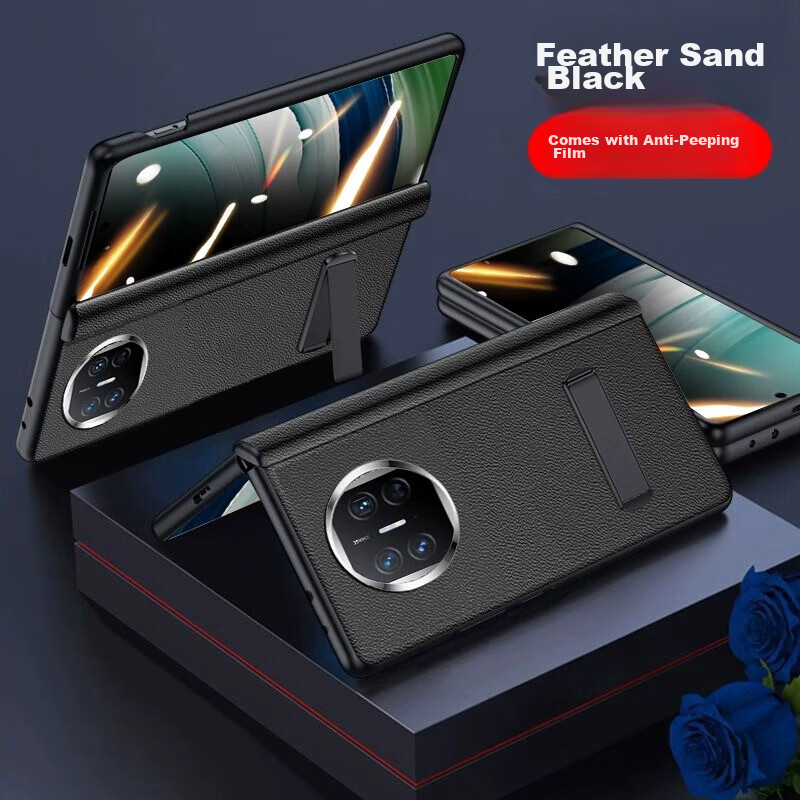 Mofi [Integrated Case And Screen Protector | Full Hinge Coverage] Suitable for Huawei Mate X5 Phone Case, X5 Collector's Edition, Ultra-Thin Genuine Leather with Stand, Shockproof, Foldable Screen, for Women And Men