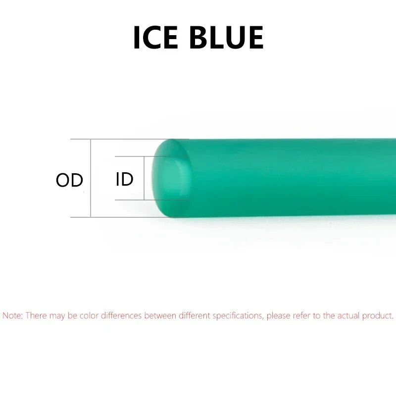 Латексные трубки для фитнеса и медицины 1.6~6 мм ID 2mm x OD 4mm, Ice Blue, 5 meters