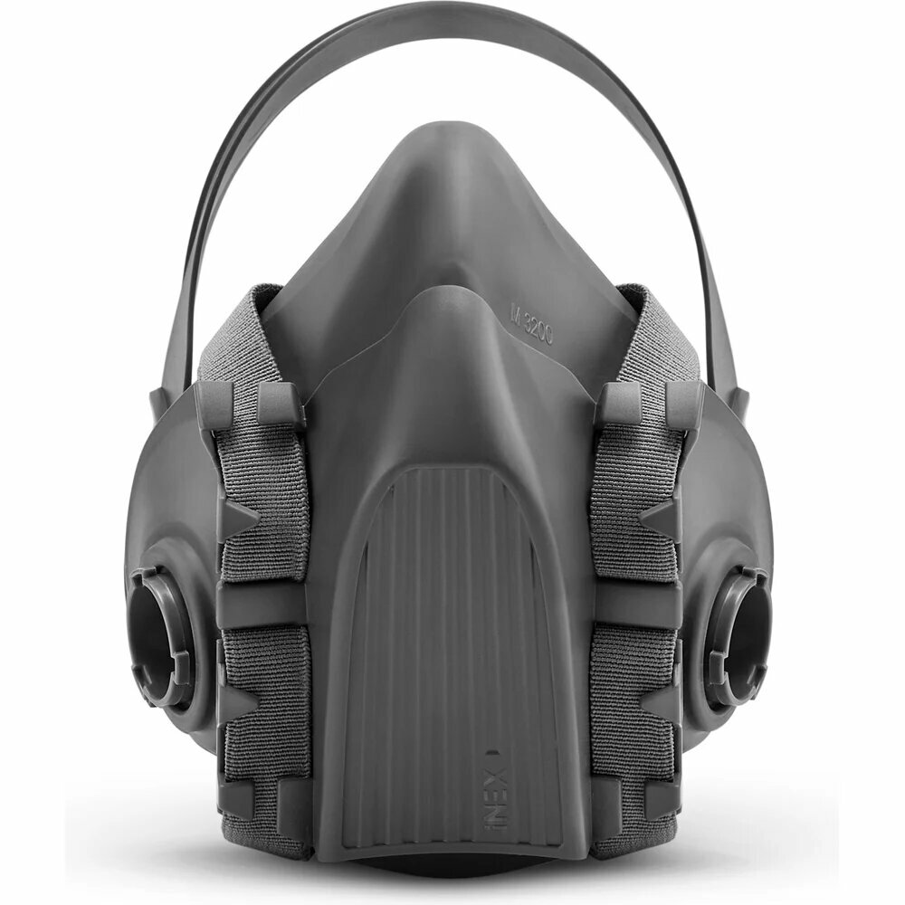 Полумаска iNEX (L) 3300 iNEX 3300, силиконово‑пластиковый корпус с клапаном, защита АВЕК1 от твердых частиц и газов