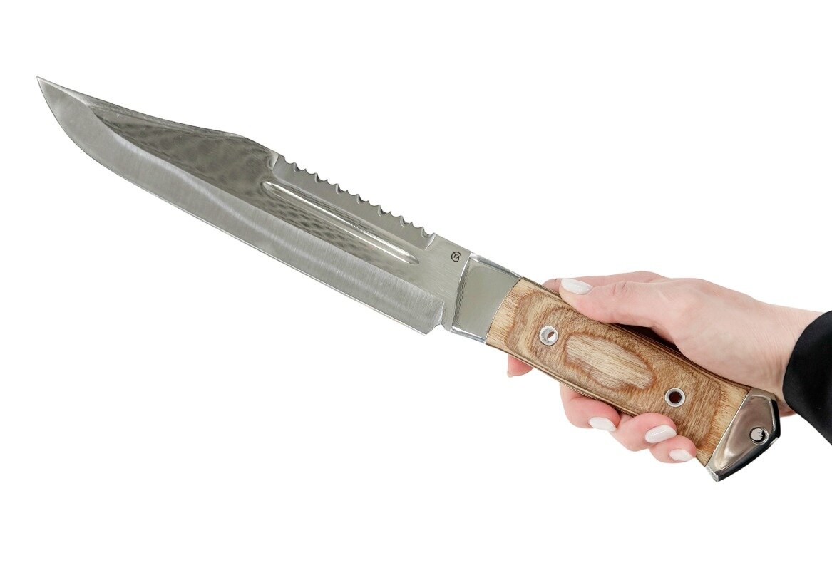 Мачете нож Рембо-2, сталь 65Х13, бакелитовая фанера