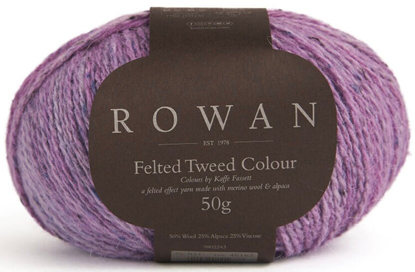Felted Tweed Colour /Филтед Твид Колор/ пряжа Rowan, 9802243 (029, agate (агат), бордовый/фиолетовый)