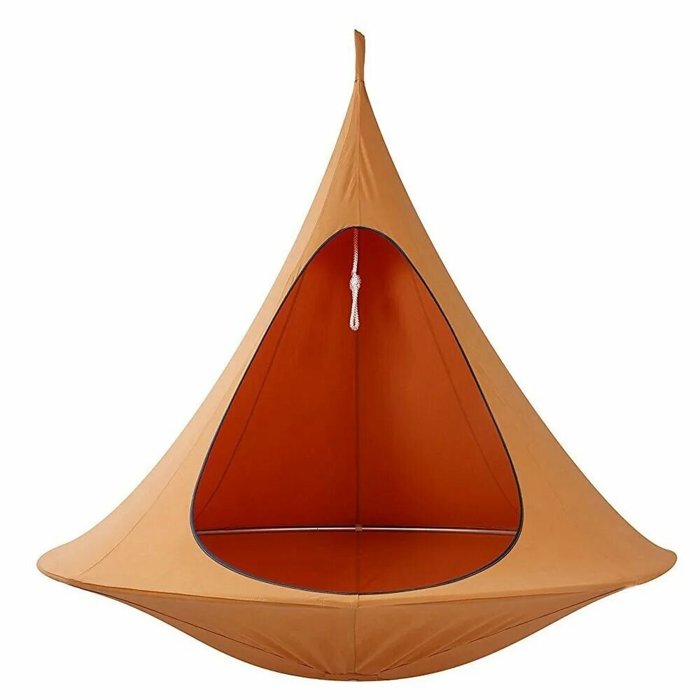 Yaoyue Подвесное кресло , Качели из ткани Оксфорд, оранжевые, диаметр 100 см, высота 110 см