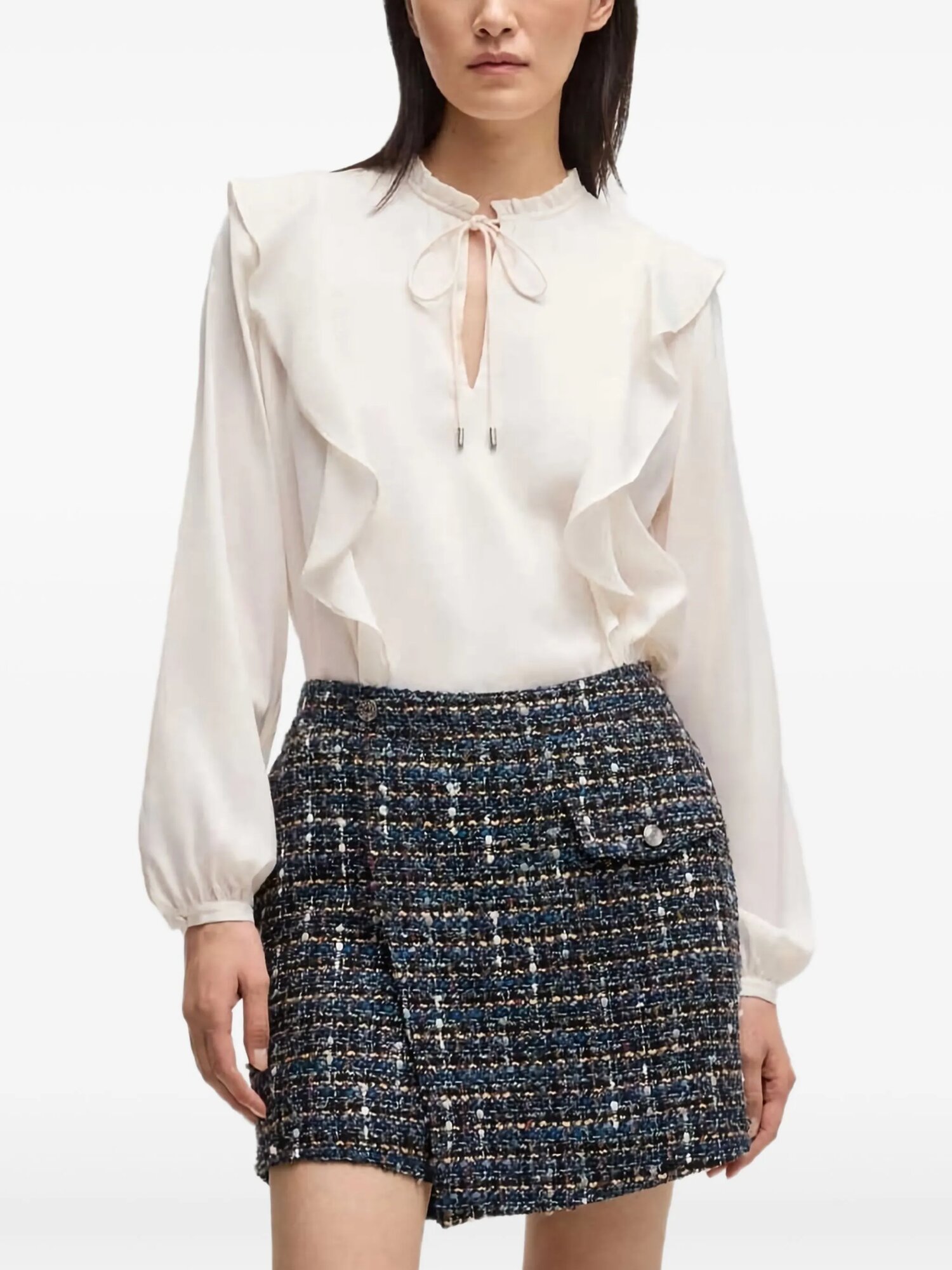 Блуза Блузка с оборками