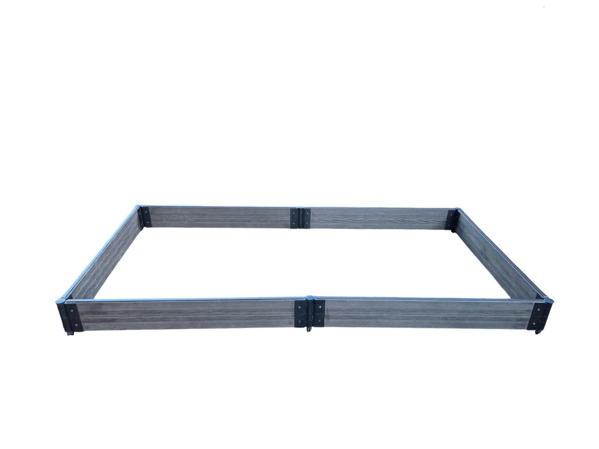 Готовый комплект грядки из ДПК Теплая грядка 2х1 м