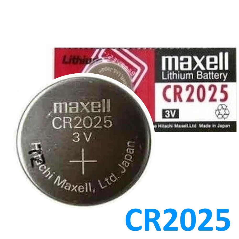 Батарейка дисковая CR2025 литиевая 3V Maxell LITHIUM - 1шт (Япония)