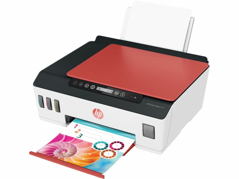 МФУ HP Smart Tank AiO 519, цветное, A4, на оригинальных чернилах HP