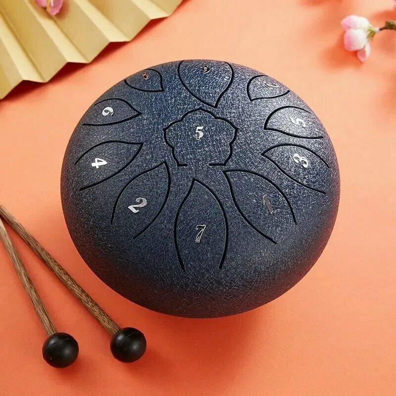 Музыкальный инструмент эфирный барабан 6 дюймов 8-тональный/11-тональный эфирный барабан цвет C, черный