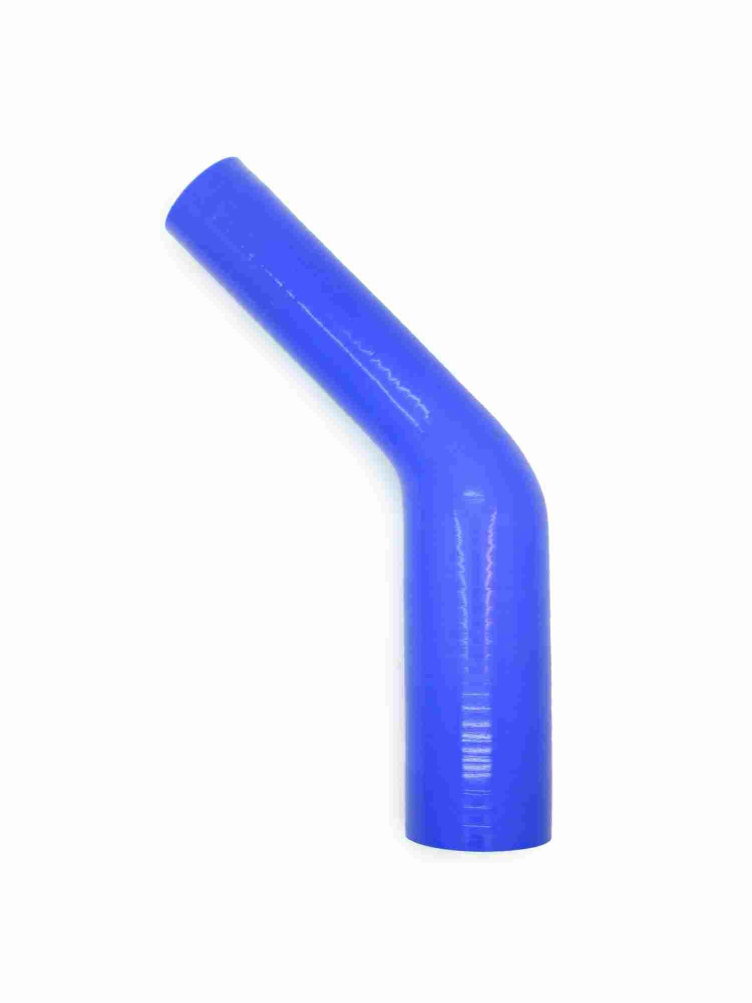 Силиконовый патрубок 45° с переходом Ø16-20 мм 150/150 (BLUE) belais #20963