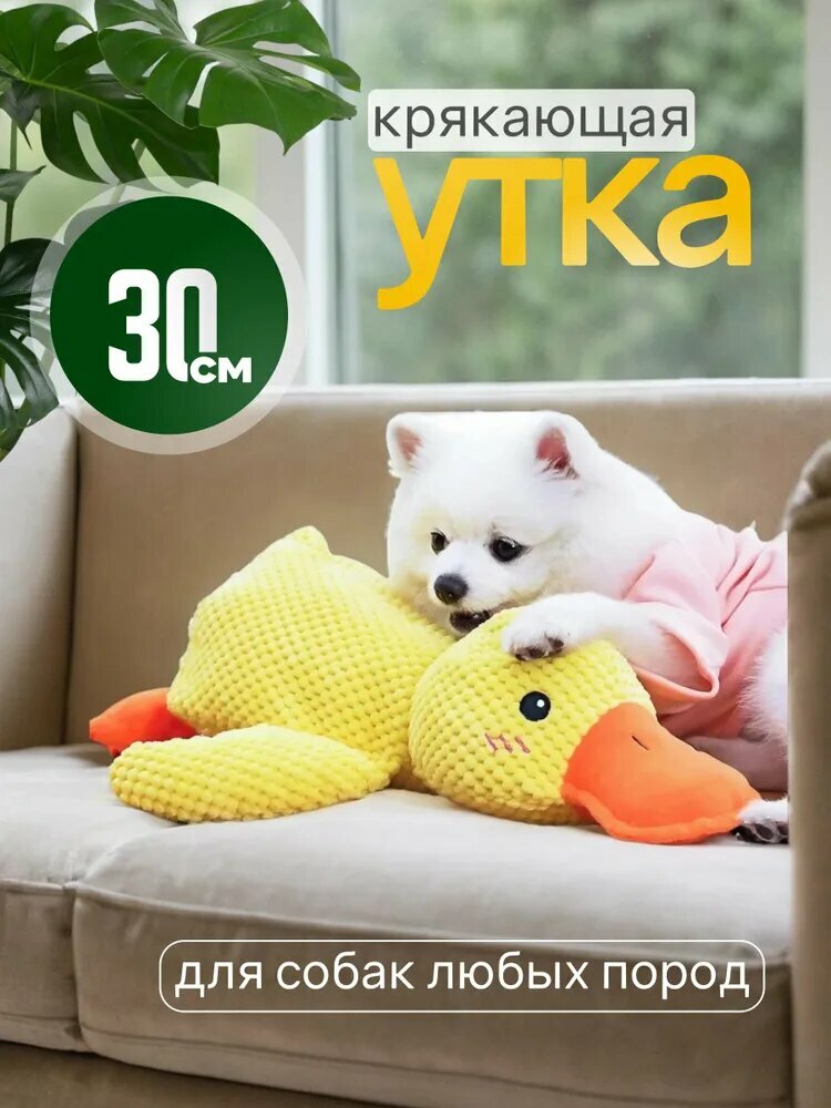 Игрушка для собак и щенков всех пород - Утка