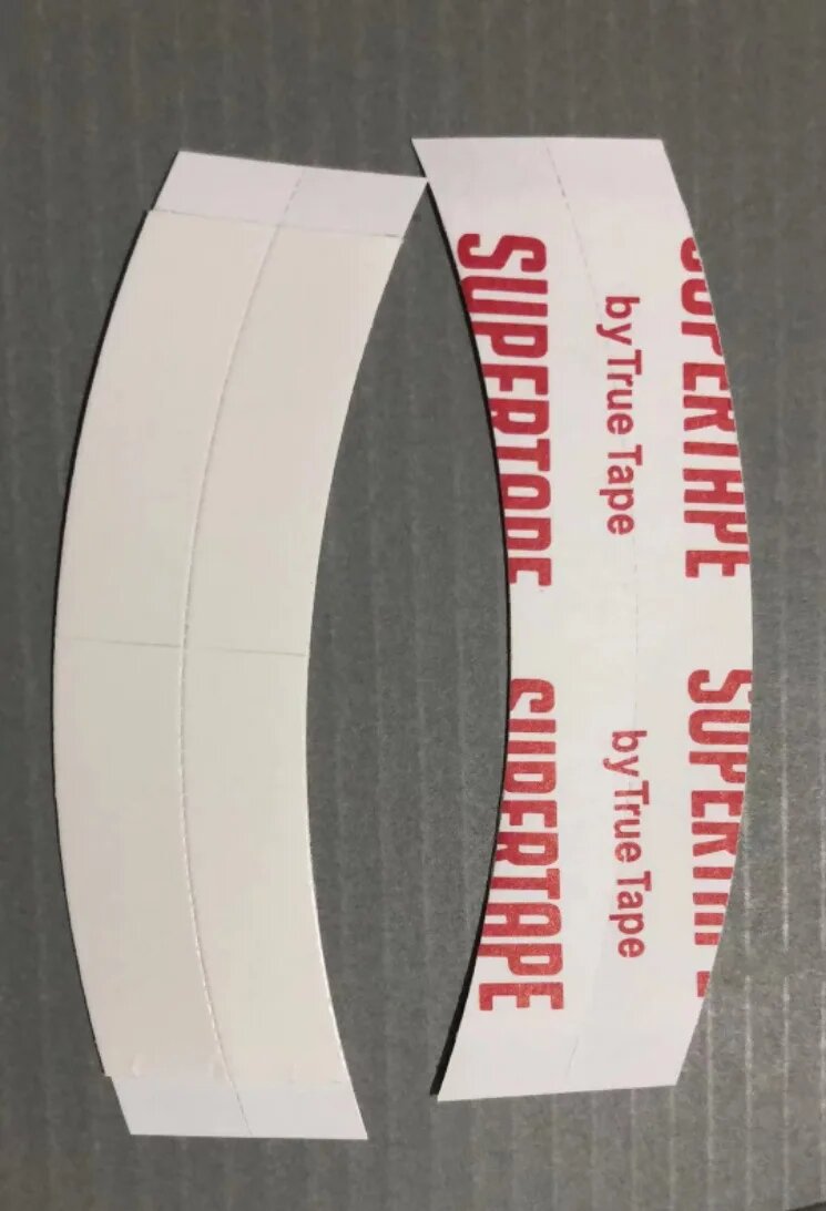 Двусторонний водонепроницаемый клей для наращивания волос 36 шт C - Precut into 4