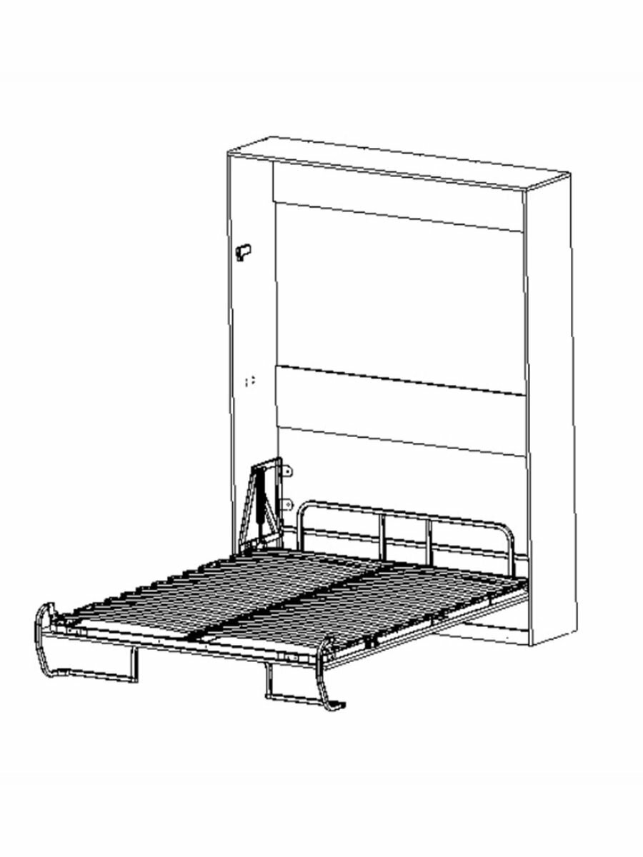 Подъемный механизм для шкаф кровати РФ102ГН 900*2000 Оптима PUSH