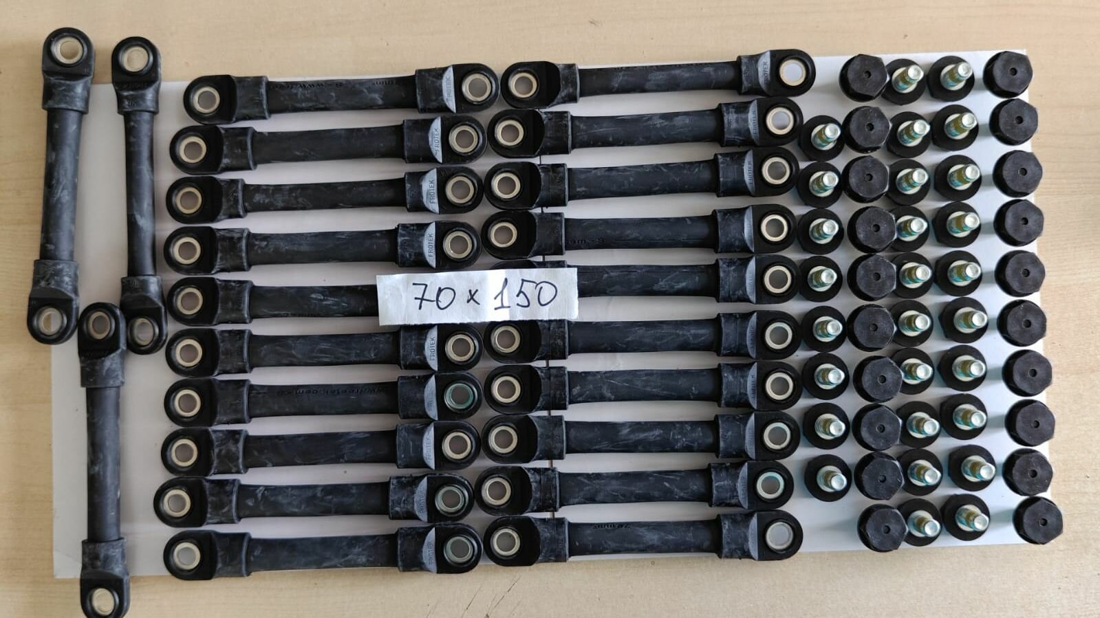 Комплект перемычки гибкие Frotek 70x150 (23 шт) и болты (48 шт) для аккумулятора 48V