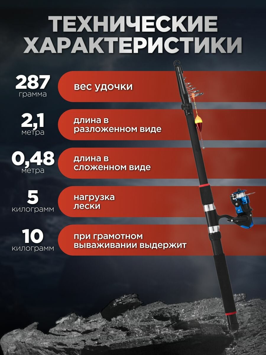 Удилище с катушкой — фото 1