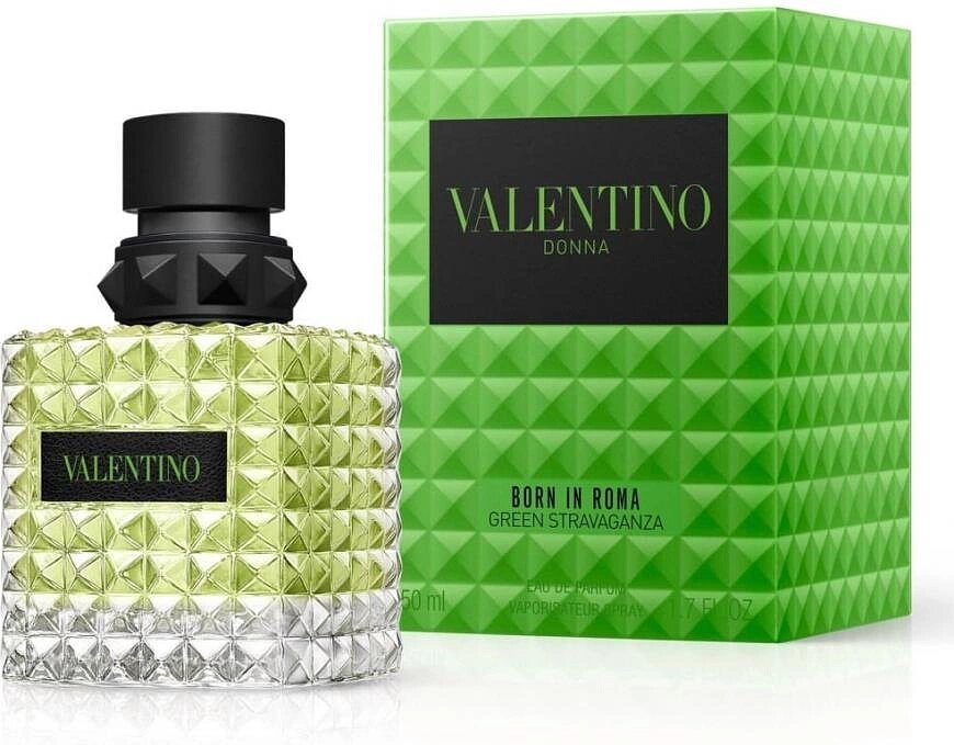 Valentino Donna Born In Roma Green Stravaganza 50 мл, Парфюмерная вода женская