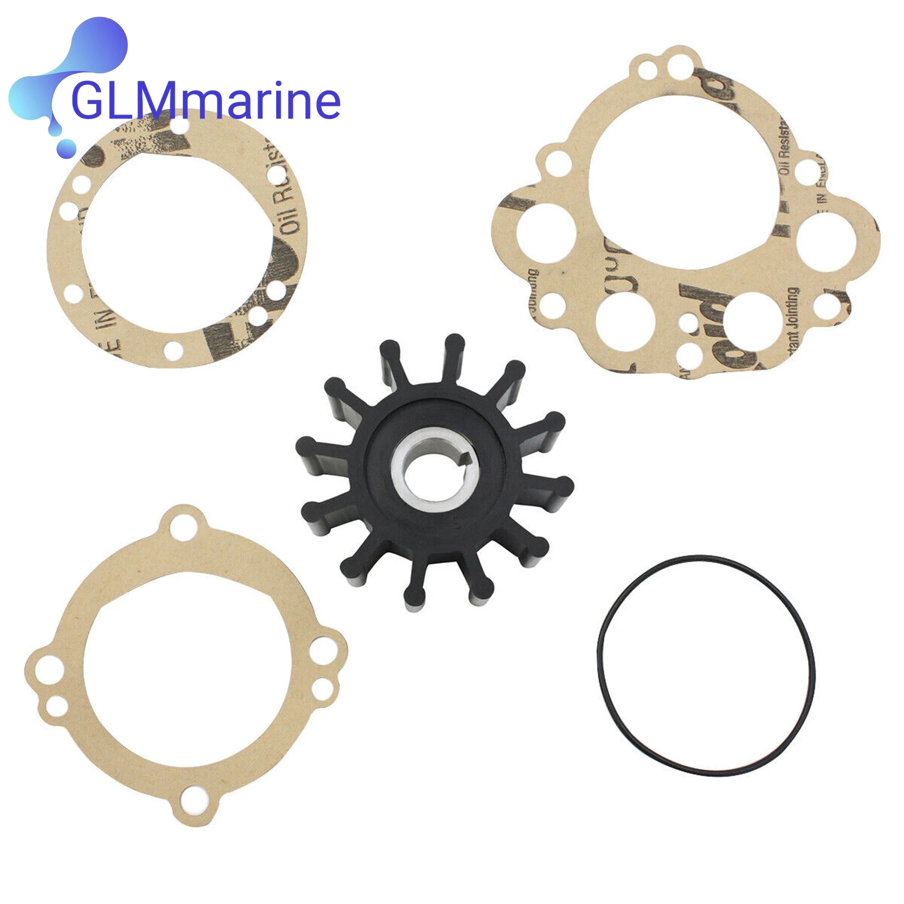 Ремкомплект крыльчатки GLMMARINE для насоса Sherwood 10077K