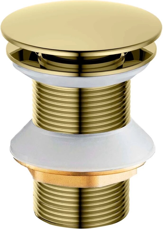 Донный клапан для раковины Aquatek AQ6003PG без перелива, золотой