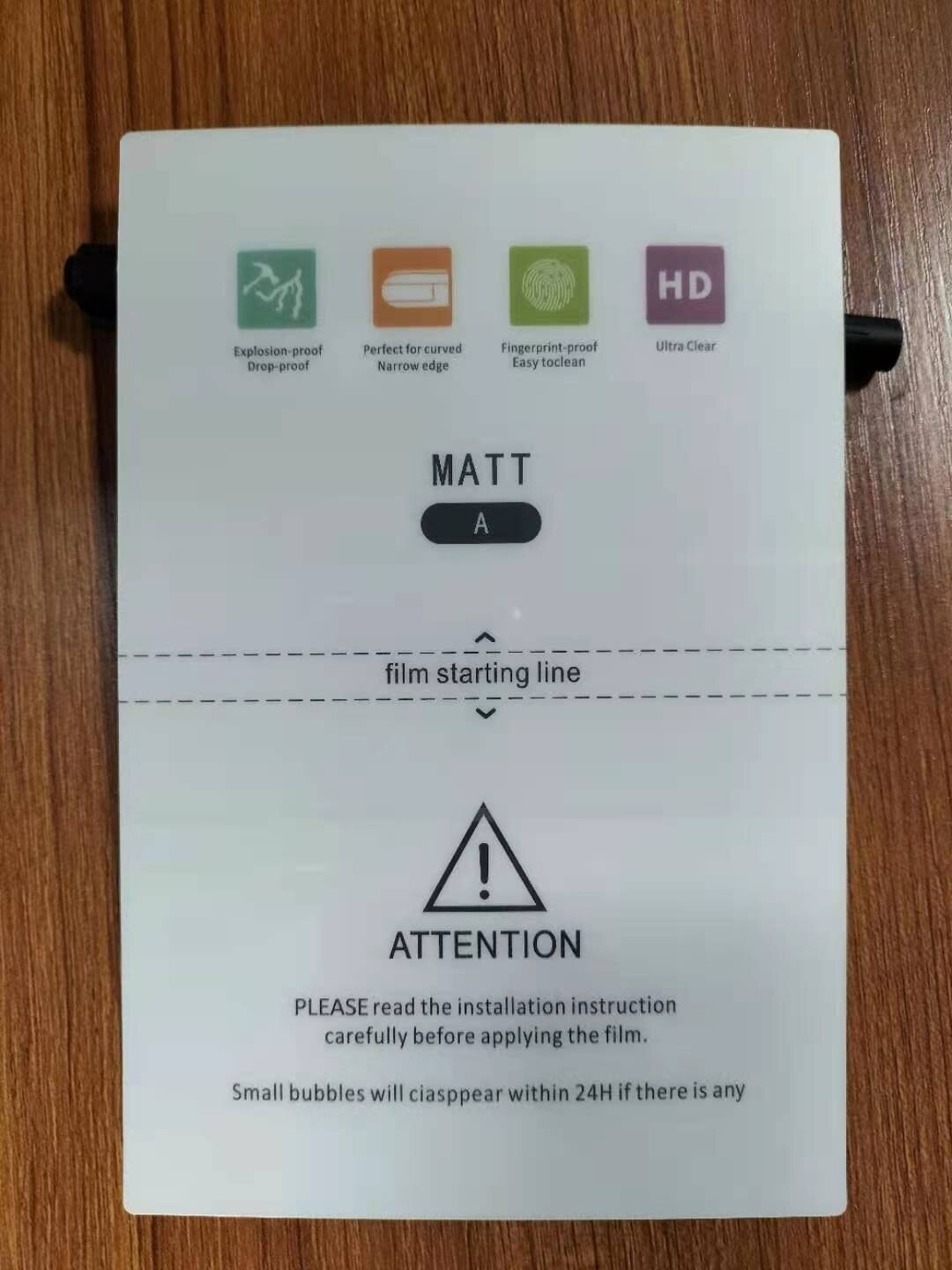 Специальная пленка для резки пленки TPU с конденсационной пленкой УФ-свет отвержденная пленка высокой четкой 8 дюймов