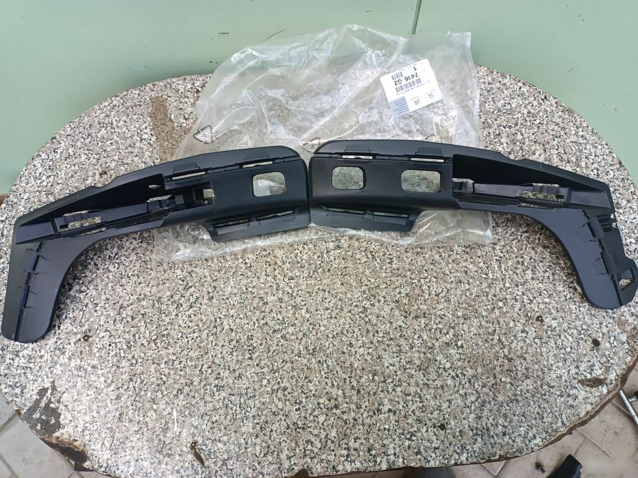 Кронштейн переднего бампера пежо 308 peugeot 308 7416G2