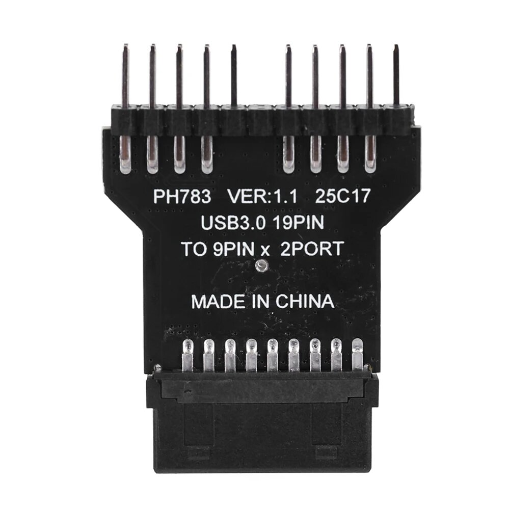 USB 3.0 19PIN на USB 2.0 9PIN Адаптер