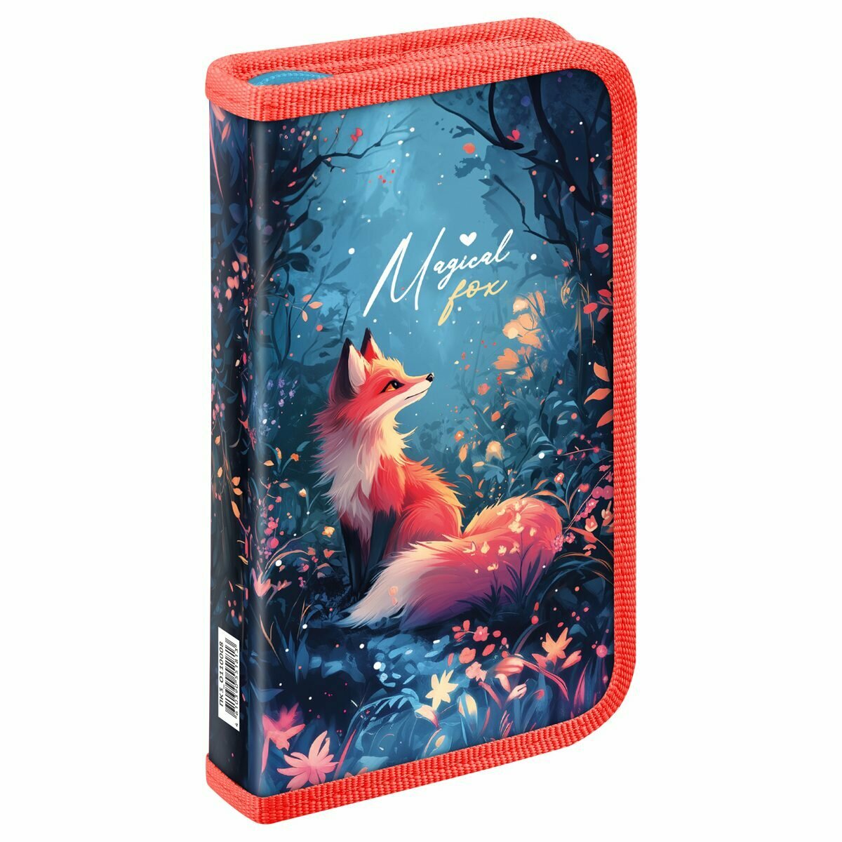 Пенал школьный 1 отделение ArtSpace "The Fabulous Fox", 190х110мм, ламинированный картон (ПК3_О110008), 36шт.