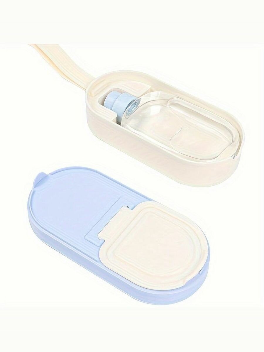 2 в 1 Переносные бутылки для воды и контейнеры для еды для домашних животных