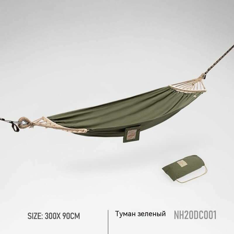 Кемпинговые качели Naturehike одинарный брезентовый гамак с защитой от опрокидывания NH20DC001