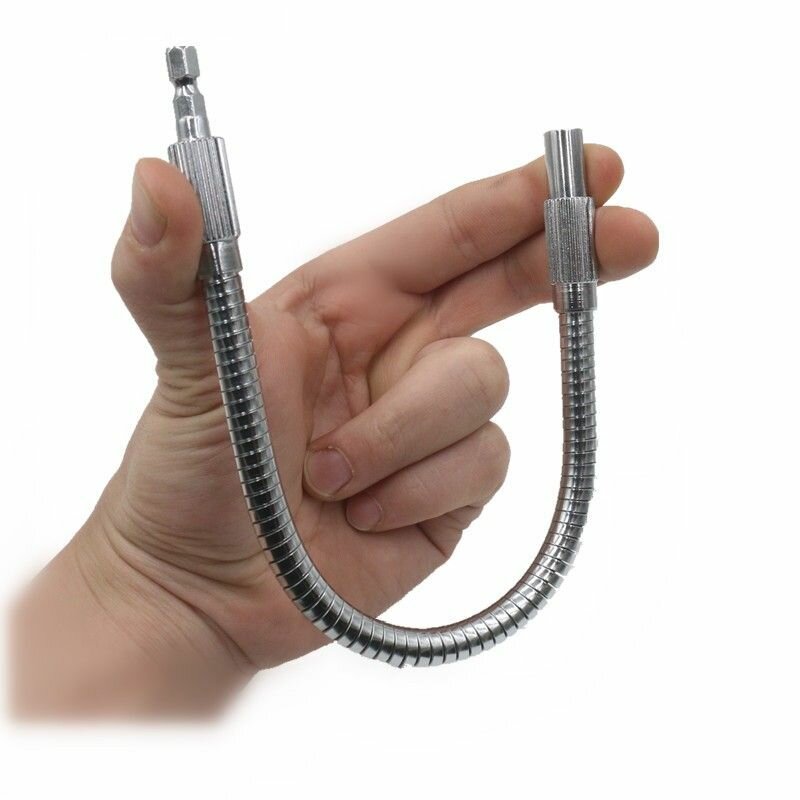 Гибкий вал / держатель шестигранного бит-насадки 4 дюйма, удлинитель для отвёртки, гибкая насадка 200 мм