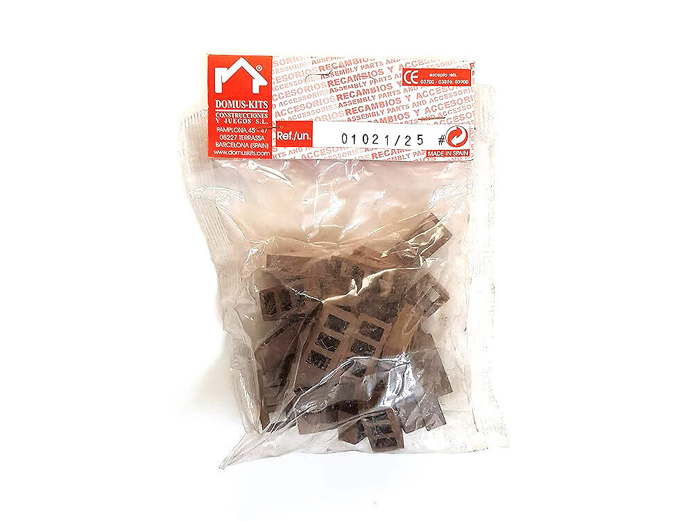 Набор темных кирпичей, масштаб 1:10, 25 шт.