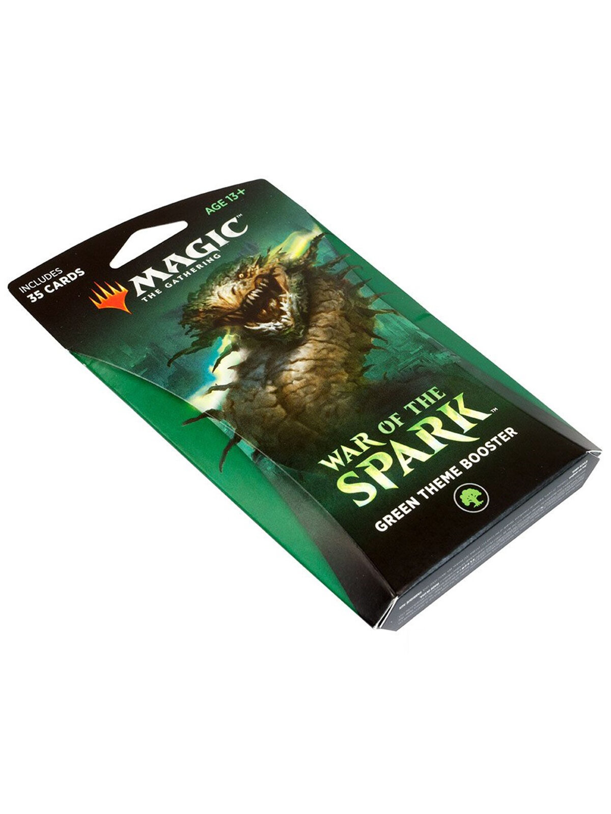 Magic The Gathering: Тематический Зелёный бустер MTG издания War of the Spark на английском