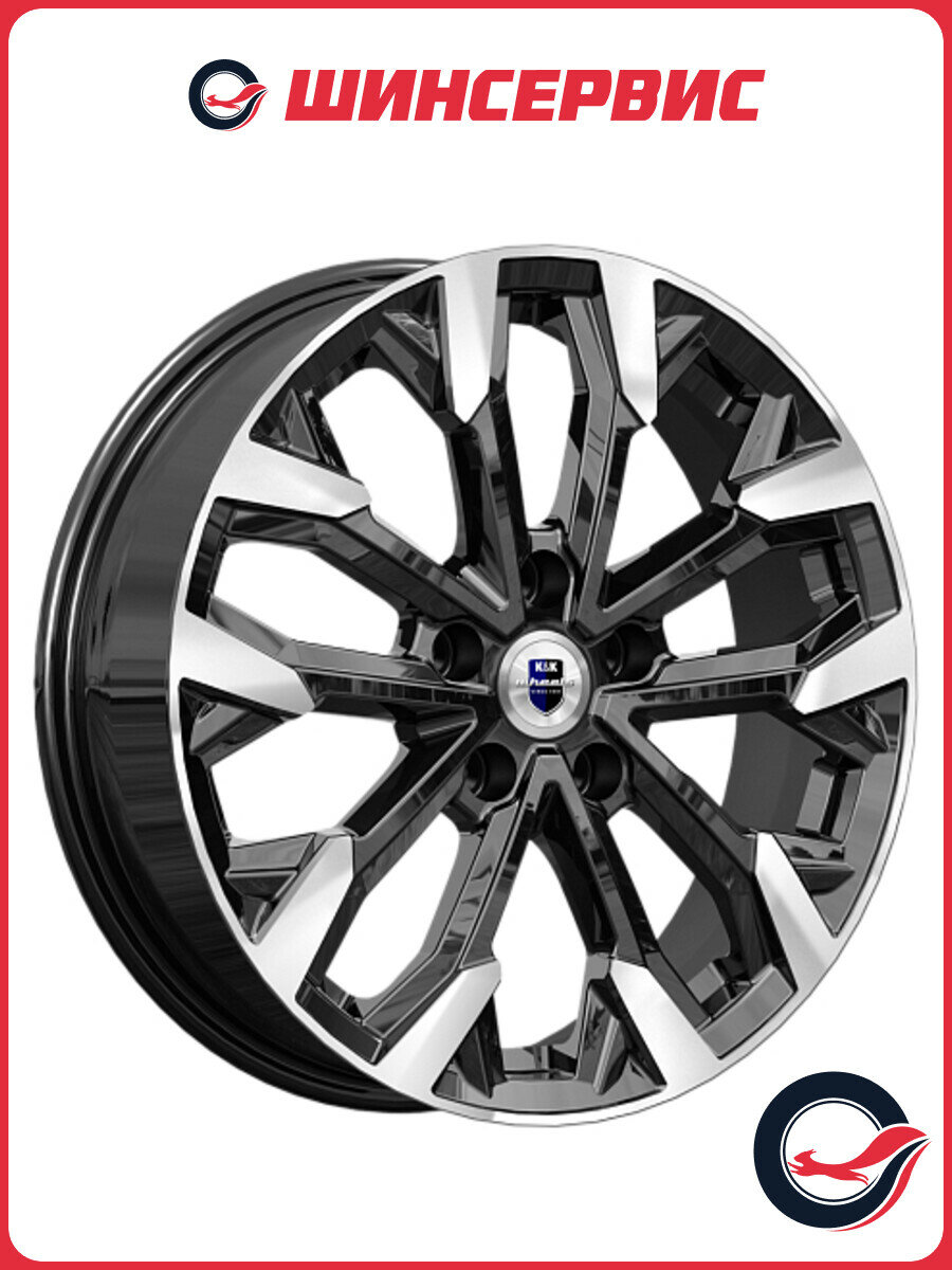 Литой колесный диск КиК Морейн R17x6.5J 5x105 ET38 ЦО56.6 для автомобиля